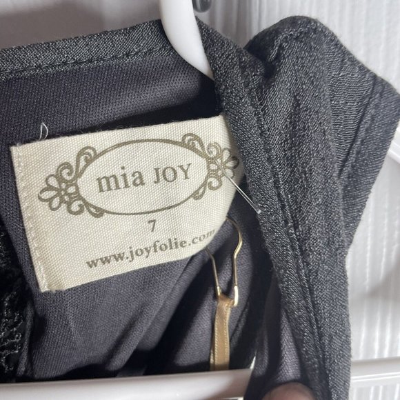 Mia Joy | Dresses | Mia Joy Maxi Dress Womens 7 Jemma Gray Ruffle Lace Hem Cut Out Back ...